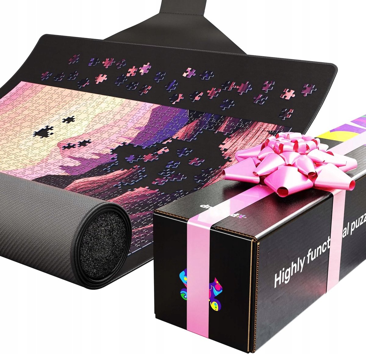 Puzzlup Mata do puzzli do 1500 elementów - 66 x 120 cm - rolka premium ...