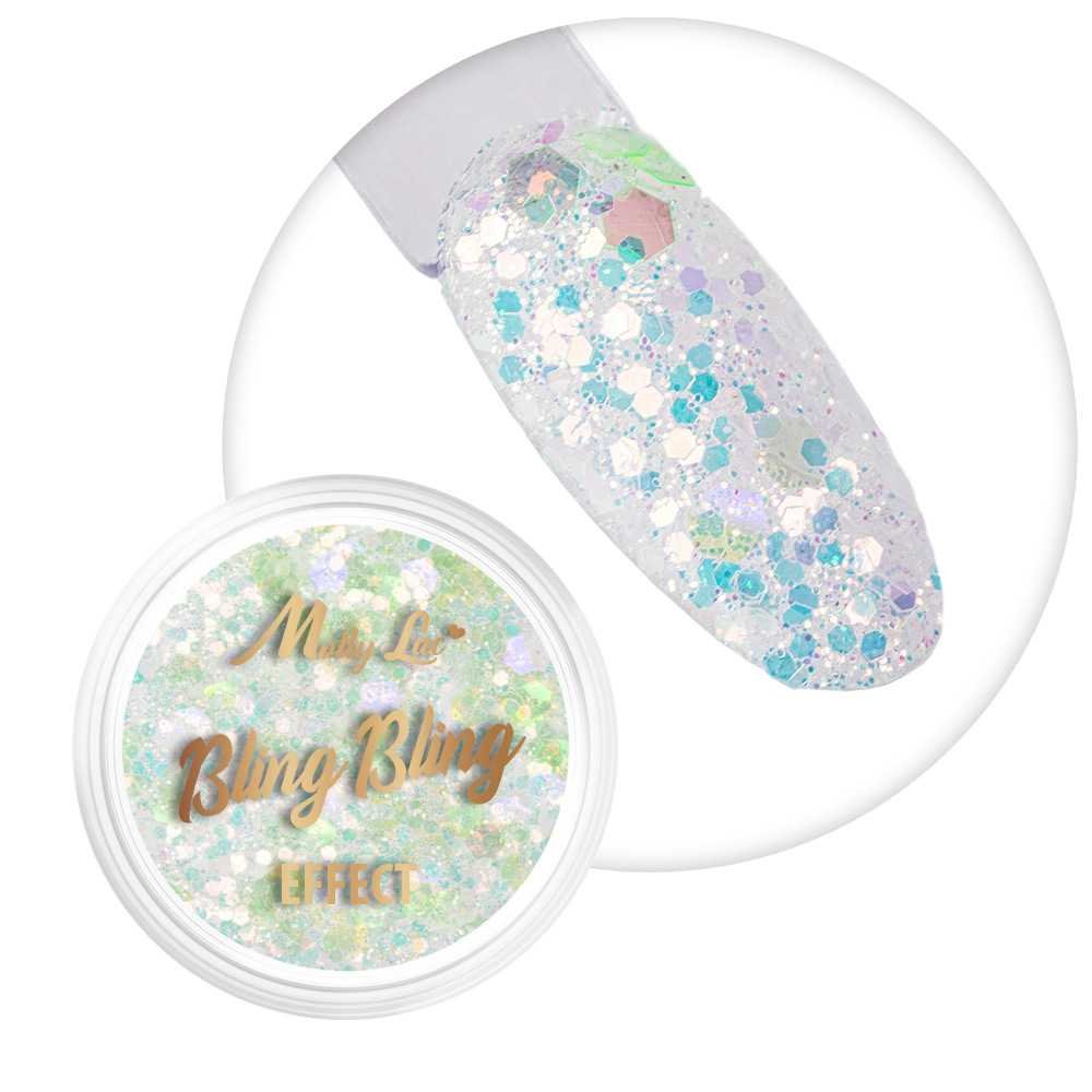 Pyłek do paznokci MollyLac Bling Bling Effect 1 g Nr 11 | Sklep EMPIK.COM