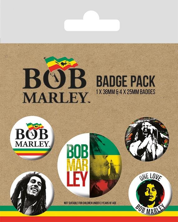 Pyramid International, przypinki Bob Marley, 10x12x150 mm - Pyramid ...