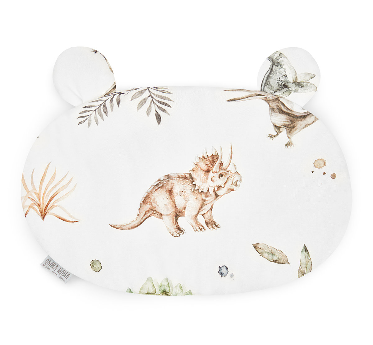 Qbana mama, Poduszka bawełniana miś DINOSAUR - Qbana mama | Sklep EMPIK.COM