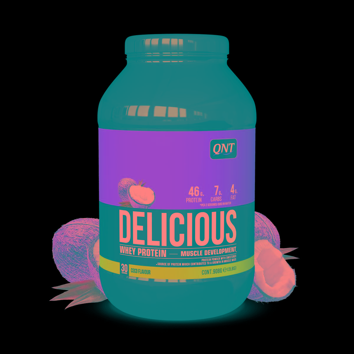 QNT - Delicious Whey Protein - 908 g kokos - QNT | Sport Sklep EMPIK.COM