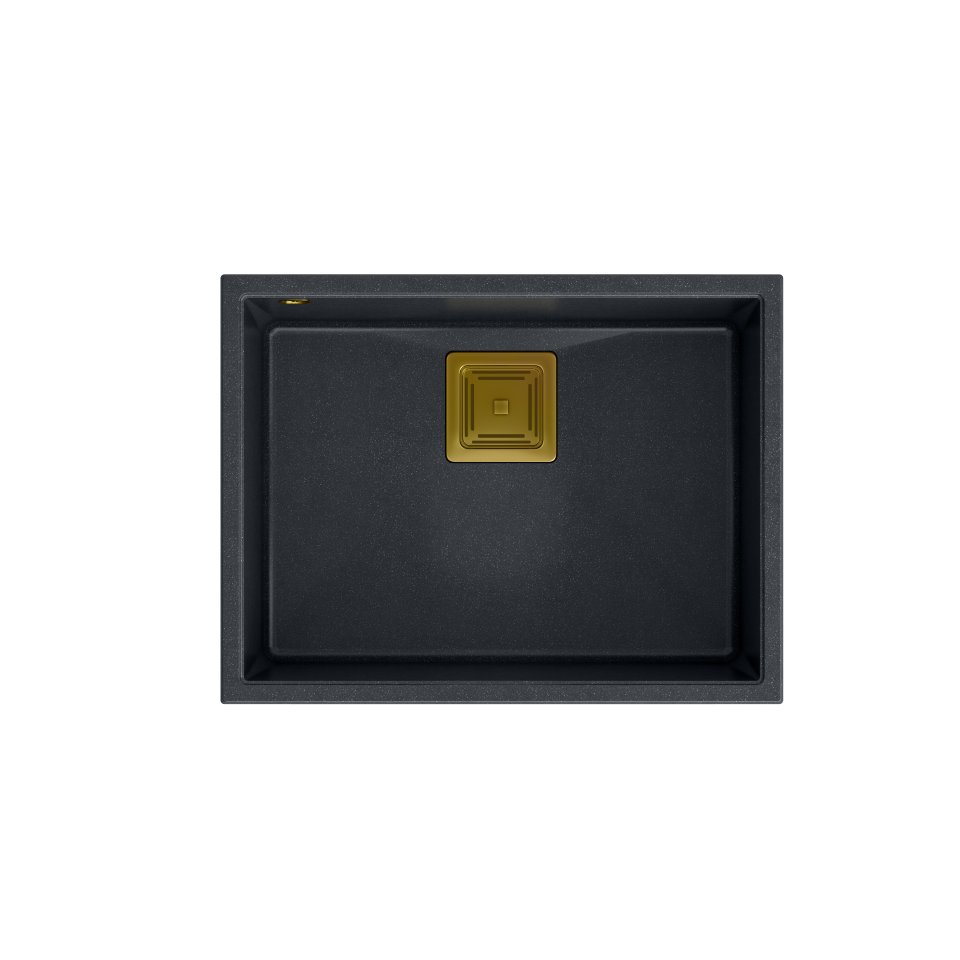 QUADRON DAVID 50 GraniteQ zlewozmywak black diamond 55x42x22,5 cm 1 ...