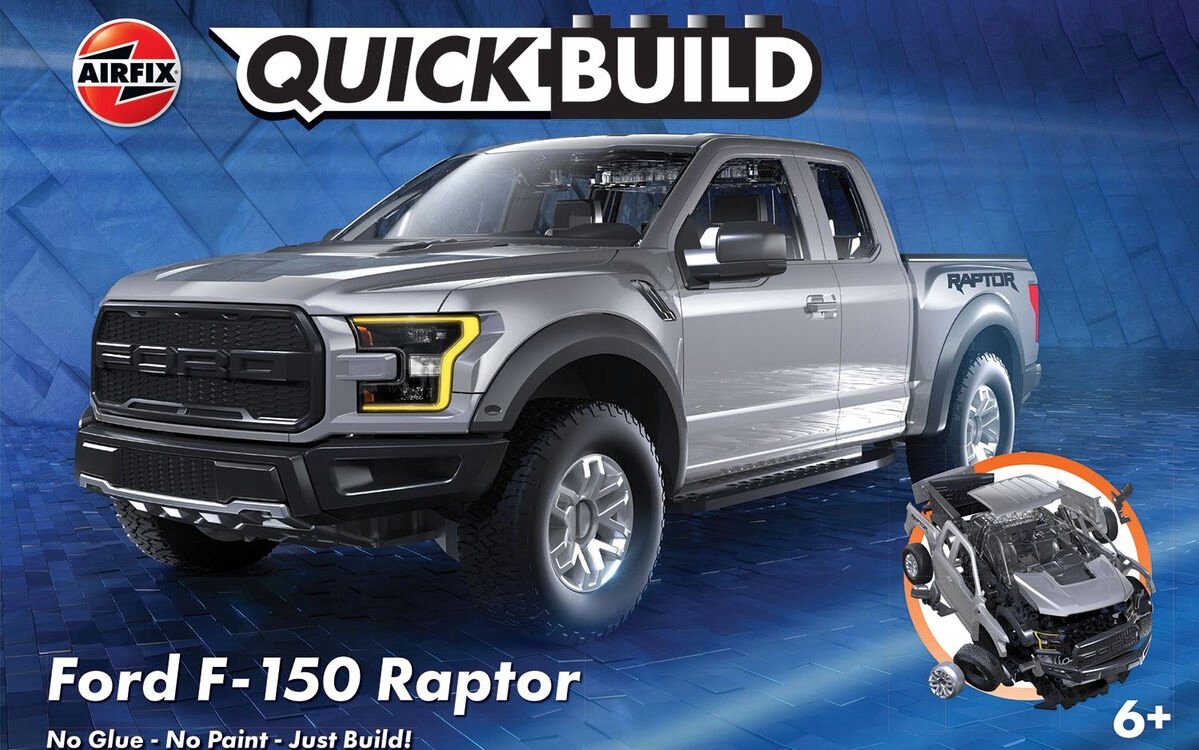 QUICK BUILD - Ford F-150 Raptor (Grey), Airfix J6053 - Airfix | Sklep ...