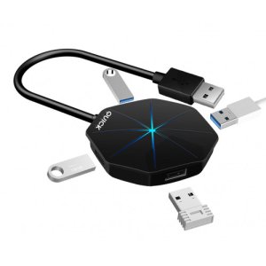 QUICKMEDIA HUB OCTOPUS 4-portowy 2.0 Czarny - Inna marka | Sklep EMPIK.COM