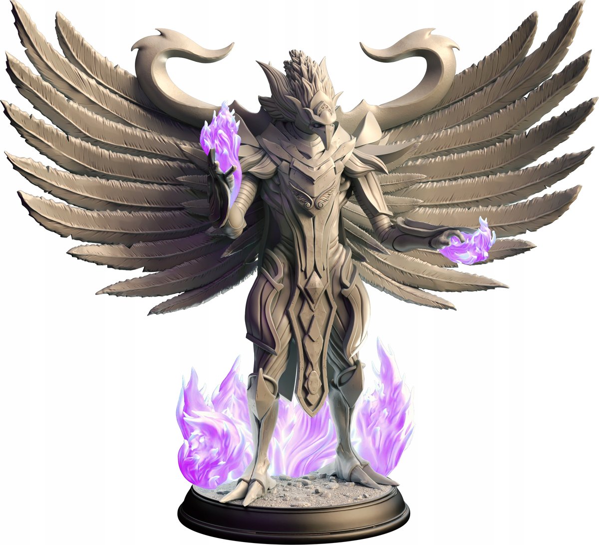Quisterian - Phoenix Feniks Figurka 12k + Podstawa do DND D&D druk 3D ...