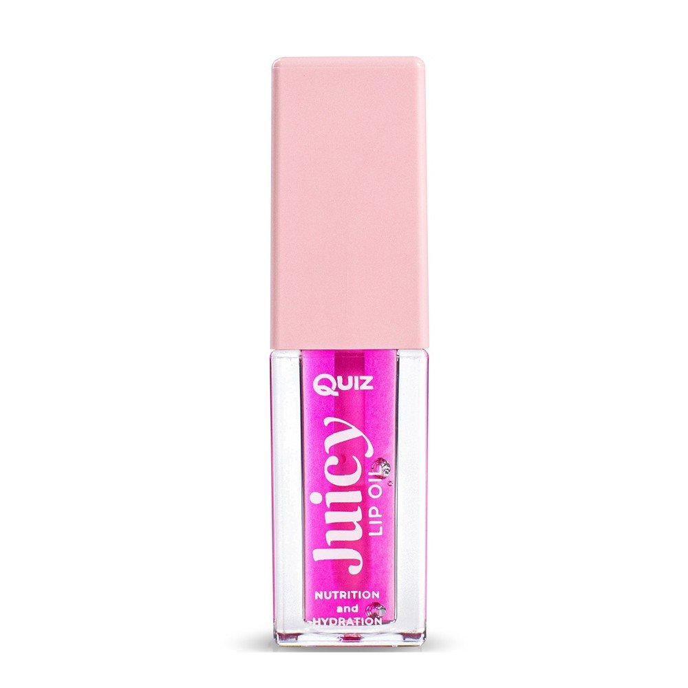 Quiz Cosmetics Juicy Lip Oil wegański olejek do ust Bright Rose 5ml ...