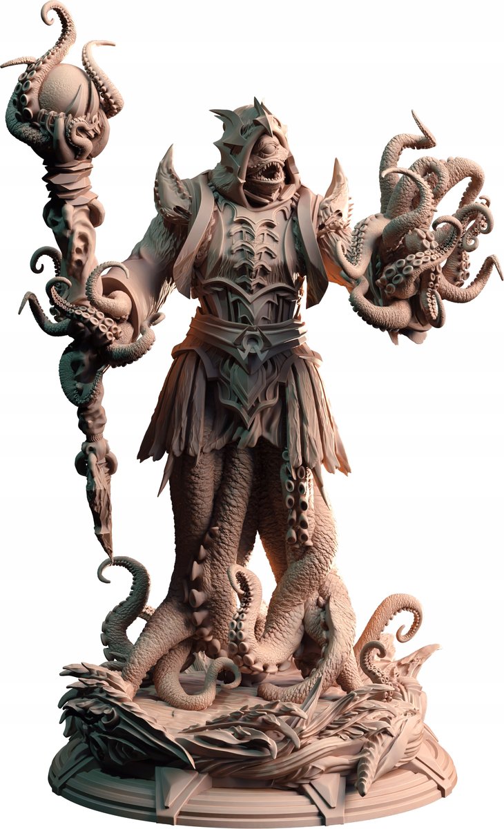 Quorenderi - Lord Ciemności Figurka 12k + Podstawa do DND D&D druk 3D ...