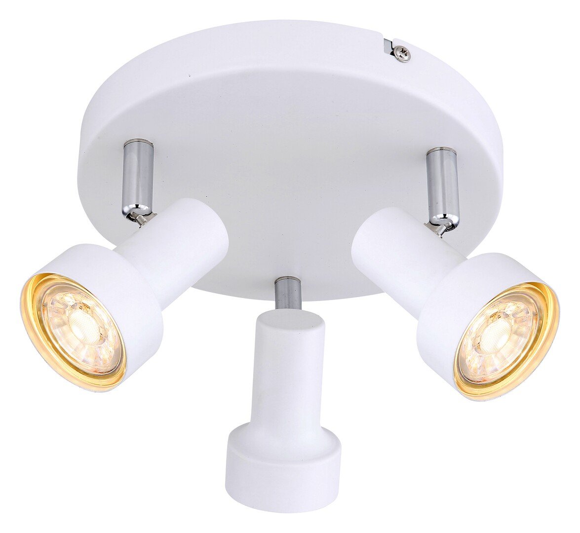 Rabalux Konrad lampa podsufitowa 3x50 W biała mat 5356 - Rabalux ...