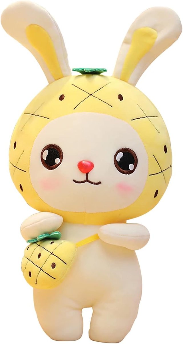 Rabbit Plush Pillow Toy Bunny Plush Animal Fruit Plush Toy Cute ...