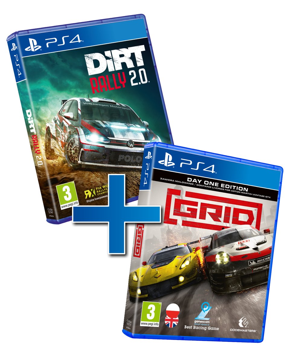 Racing Pack GRID & DiRT Rally 2.0 - Codemasters | Gry i programy Sklep ...