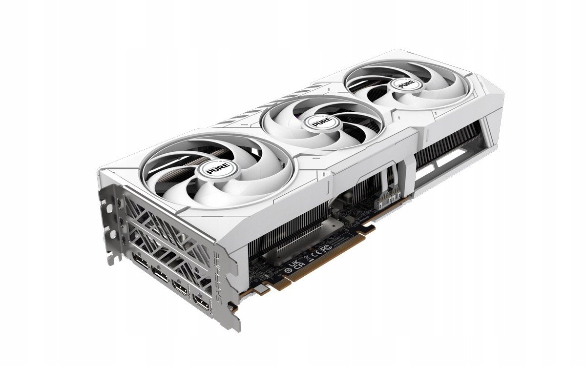 Radeon SAPPHIRE RX 9070 XT PURE GAMING OC White 16GB GDDR6 - Inna marka ...