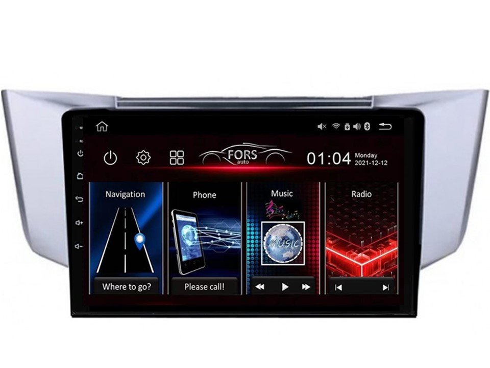 Radio Android FS-Max4 RX300 RX330 RX350 4/32 CarPlay Android Auto 8 ...