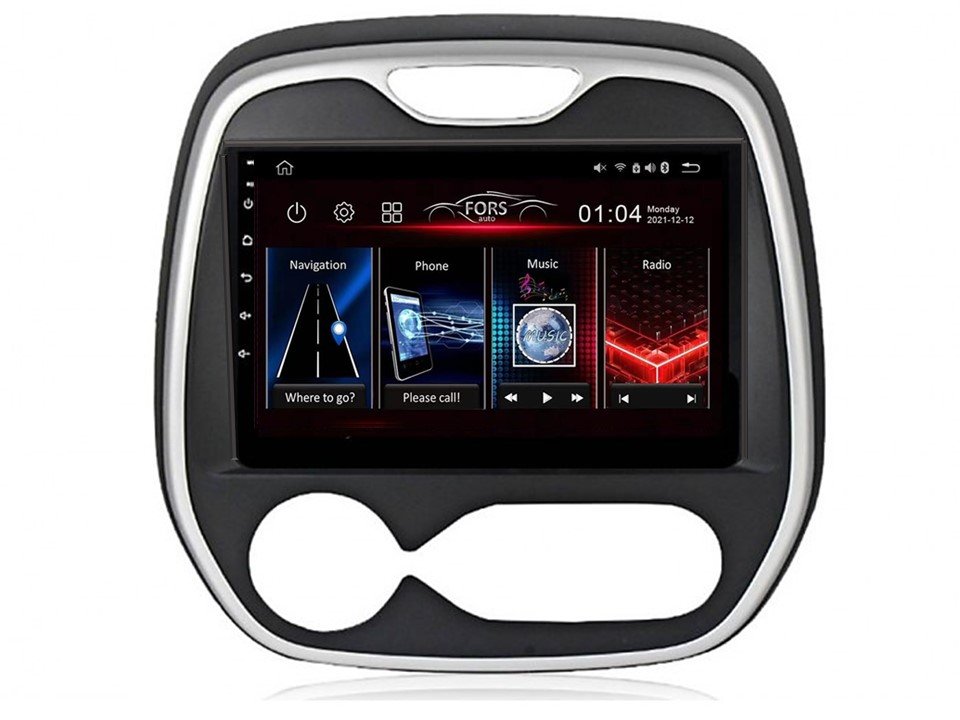 Radio Android FS2-Ultra Renault Captur Clio 2/32GB, CarPlay Android ...