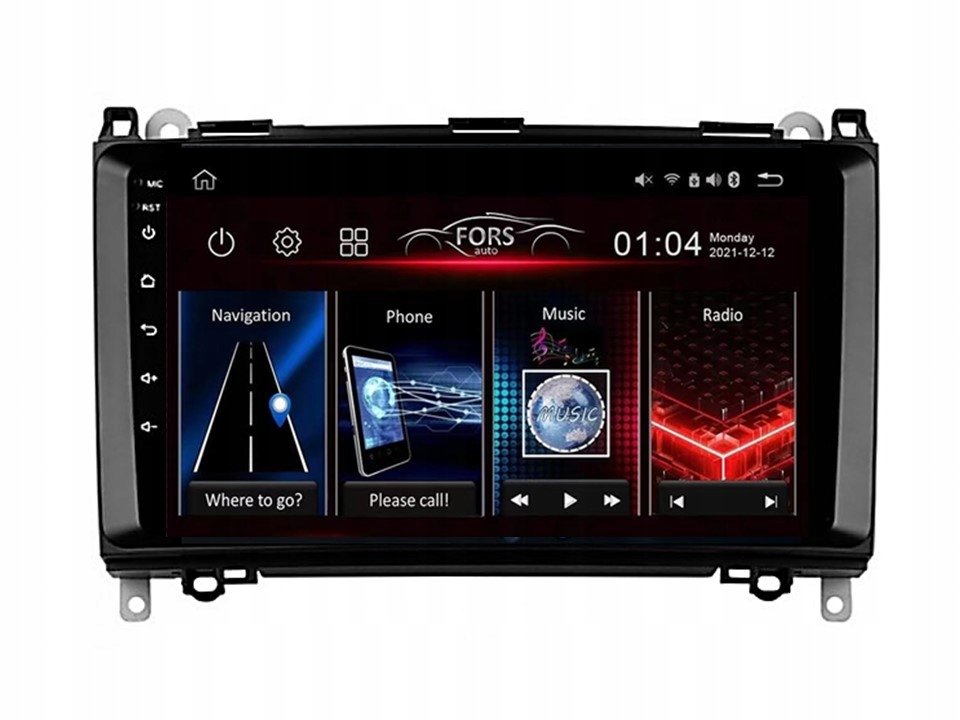Radio Android M100 Benz B200A-Class (W169)B-Class (W245) 2004-2012 ...
