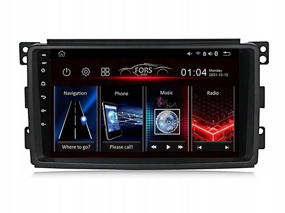Radio Android M150 Benz Smart Fortwo 2005-2010 - FORS.AUTO ...
