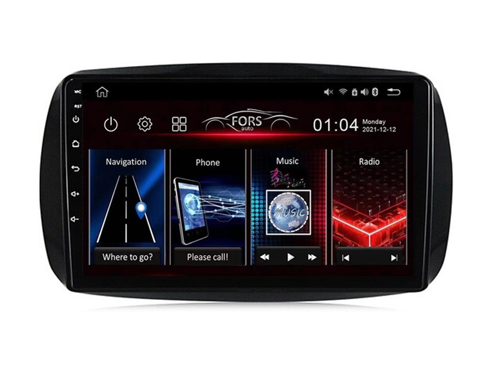 Radio Android M200 Benz Smart Fortwo 2015-2018 - FORS.AUTO ...