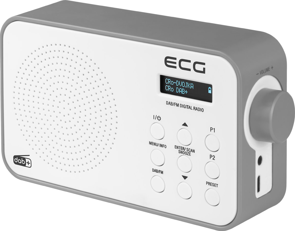 Radio ECG RD 110 DAB White - ECG | Sklep EMPIK.COM