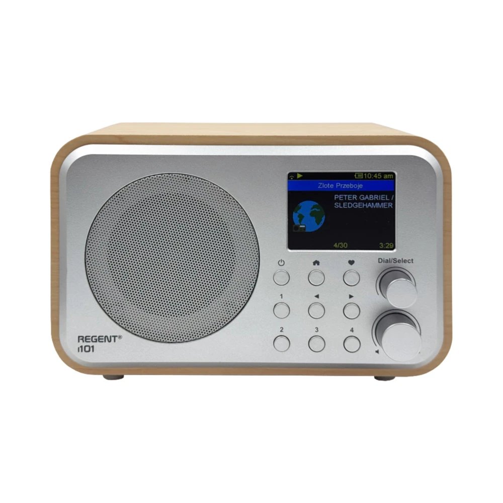 Radio FM/DAB/DAB+/internetowe Ferguson Regent i101, jasne drewno ...