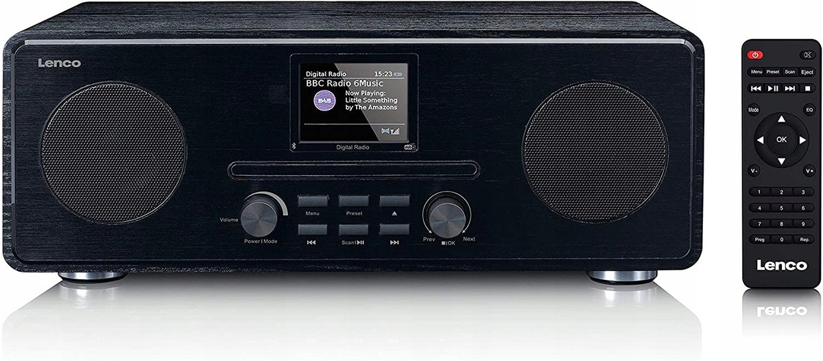 Radio LENCO DAR-061 PŁYTA CD Mp AUX DAB+ RDS Bluetooth PILOT - Lenco ...