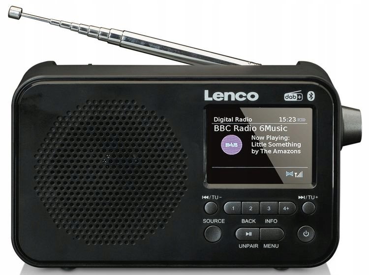 Radio Lenco Pdr-035Bk Dab+ Fm Rds Bt Akumulator - Lenco | Sklep EMPIK.COM