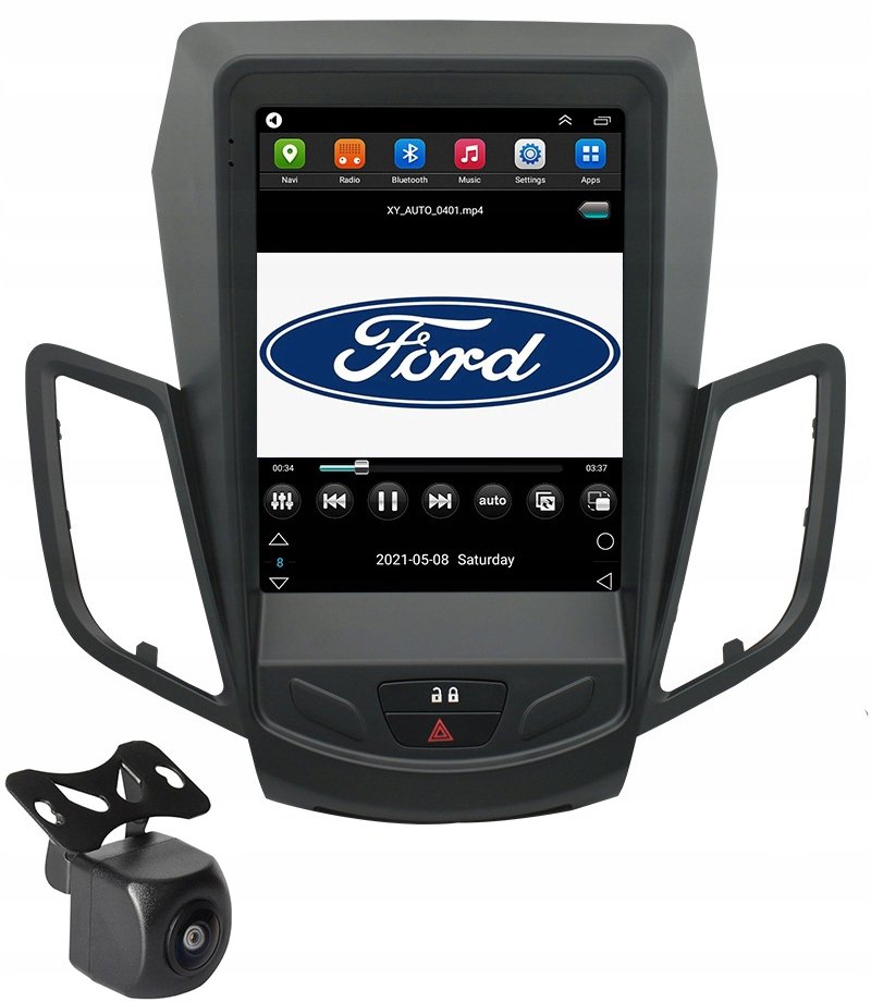 Radio nawigacja ANDROID Ford Fiesta mk7 TESLA 2007-2018 2/32GB - Inna ...