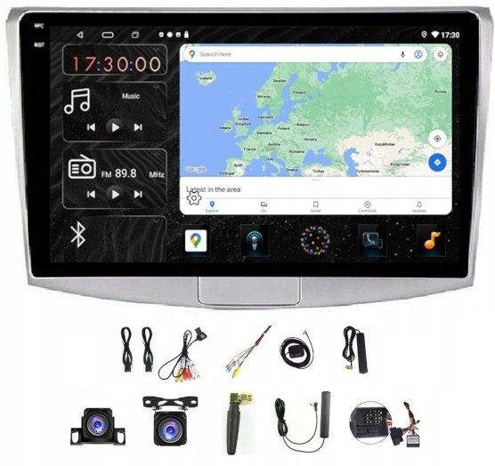Radio Nawigacja Carplay GPS Android VW Passat B6 B7 Cc Wifi 6Gb 128Gb Sim - Projack ...