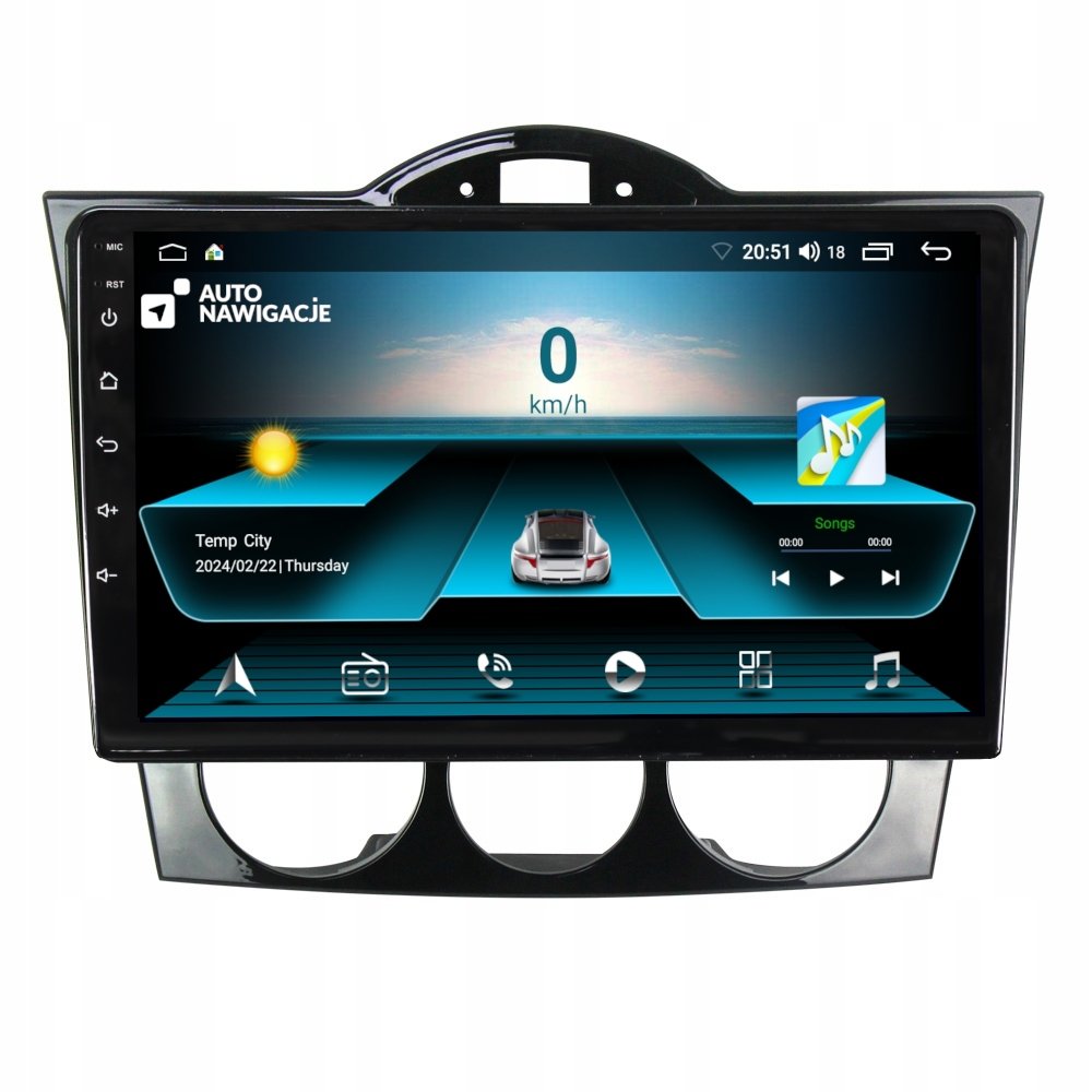 RADIO NAWIGACJA GPS MAZDA RX-8 RX8 2003-2009 ANDROID - Inna marka | Motoryzacja EMPIK