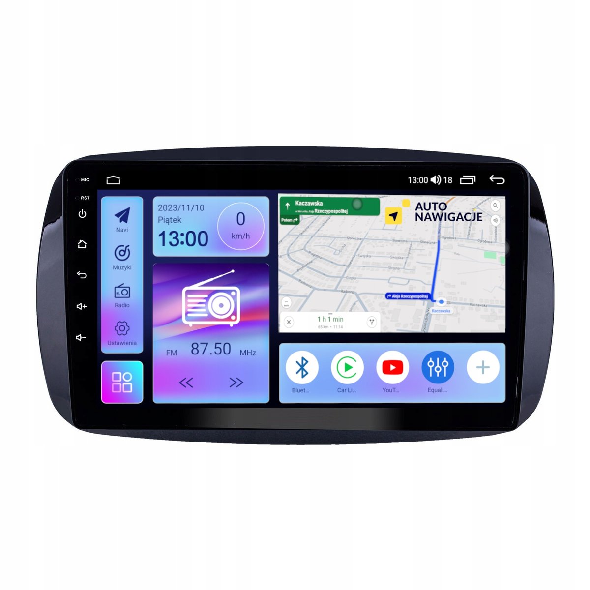 RADIO NAWIGACJA GPS SMART FORTWO 2014-2018 ANDROID CARPLAY - Inna marka | Motoryzacja EMPIK