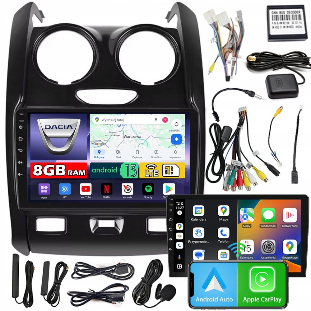 RADIO SAMOCHODOWE 2DIN NCS RS-305 DACIA DUSTER 2014-2017 ANDROID - NCS | Motoryzacja EMPIK