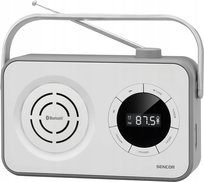 RADIO SENCOR SRD 3200 W białe FM USB Bluetooth - Sencor | Sklep EMPIK.COM