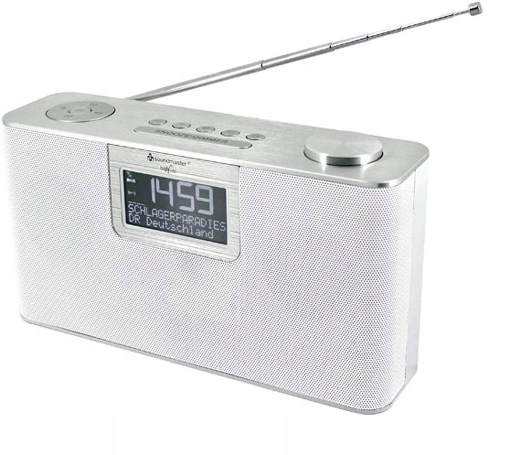 Radio sieciowo bateryjne AM DAB+ FM Soundmaster DAB700WE USB Micro SD ...