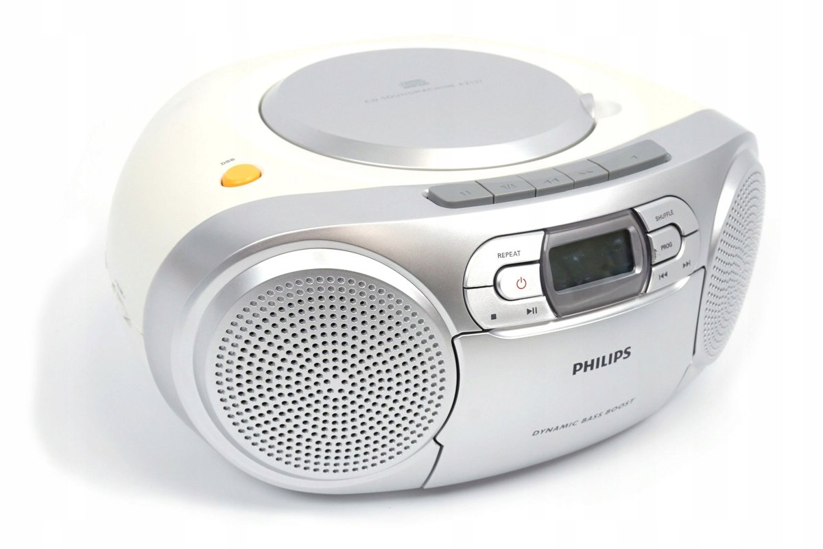 Radioodtwarzacz Philips Bumbox CD AZ127/12 srebrny - Philips | Sklep ...