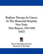 Radium Therapy in Cancer at the Memorial Hospital, New York: First ...