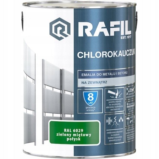 RAFIL CHLOROKAUCZUK 5L ZIELONY RAL6029 EMALIA - Rafil | Sklep EMPIK.COM
