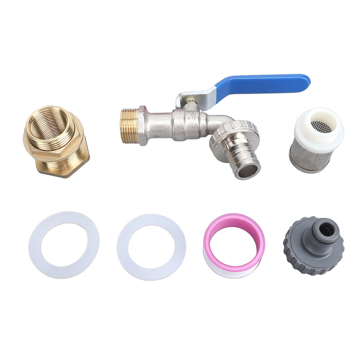 Rain Barrel Spigot Kit with Filter - Professional Brass, Efficient ...