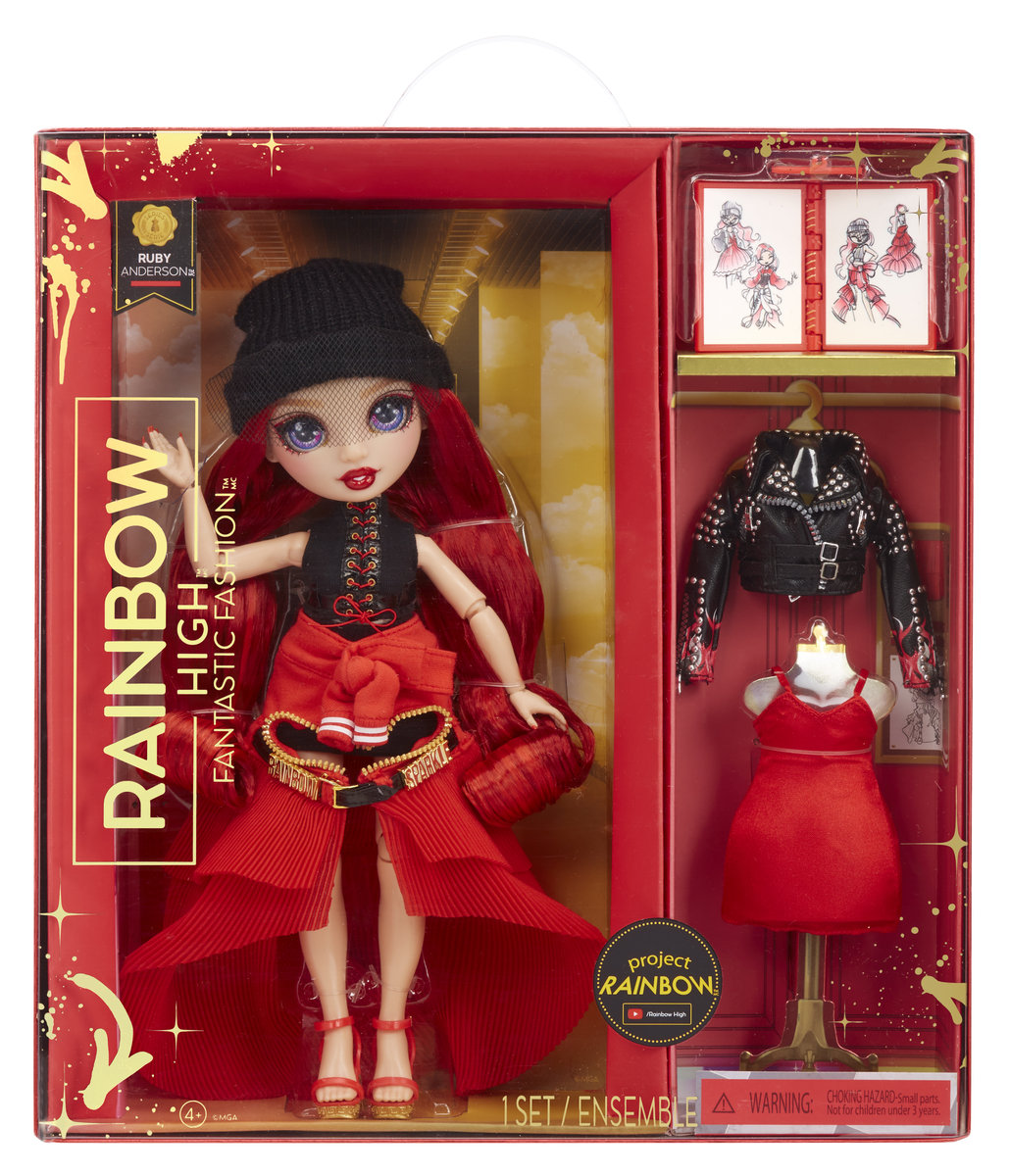 Rainbow High Fantastic Fashion Doll, Ruby - RED - Rainbow High | Sklep ...