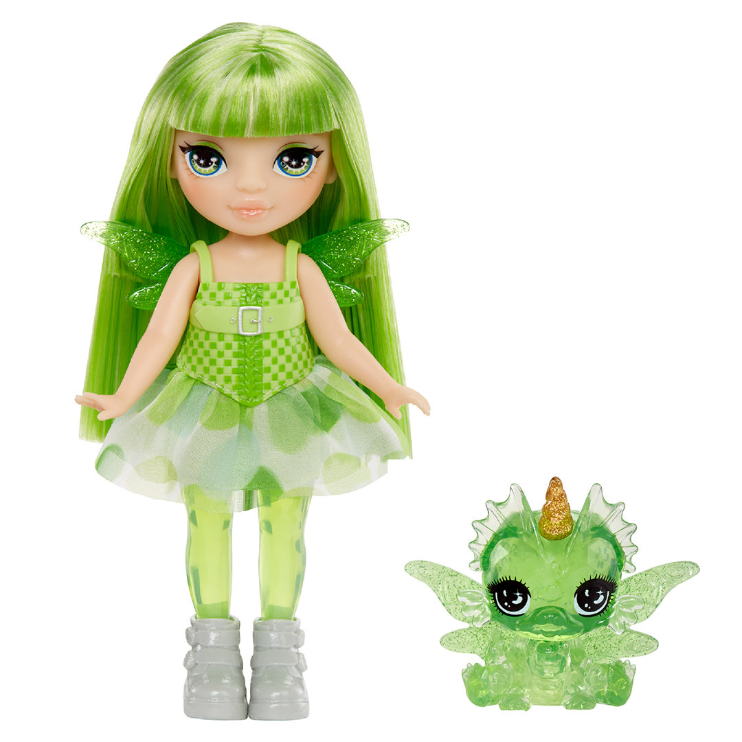 Rainbow High Littles Rainbow Fantasy Fairies Doll- Emerald (Green ...