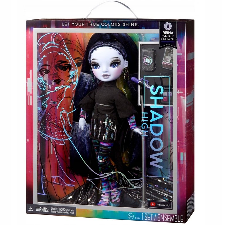 Rainbow High, Shadow High, Fashion Doll, Reina Glitch Crowne - Rainbow ...