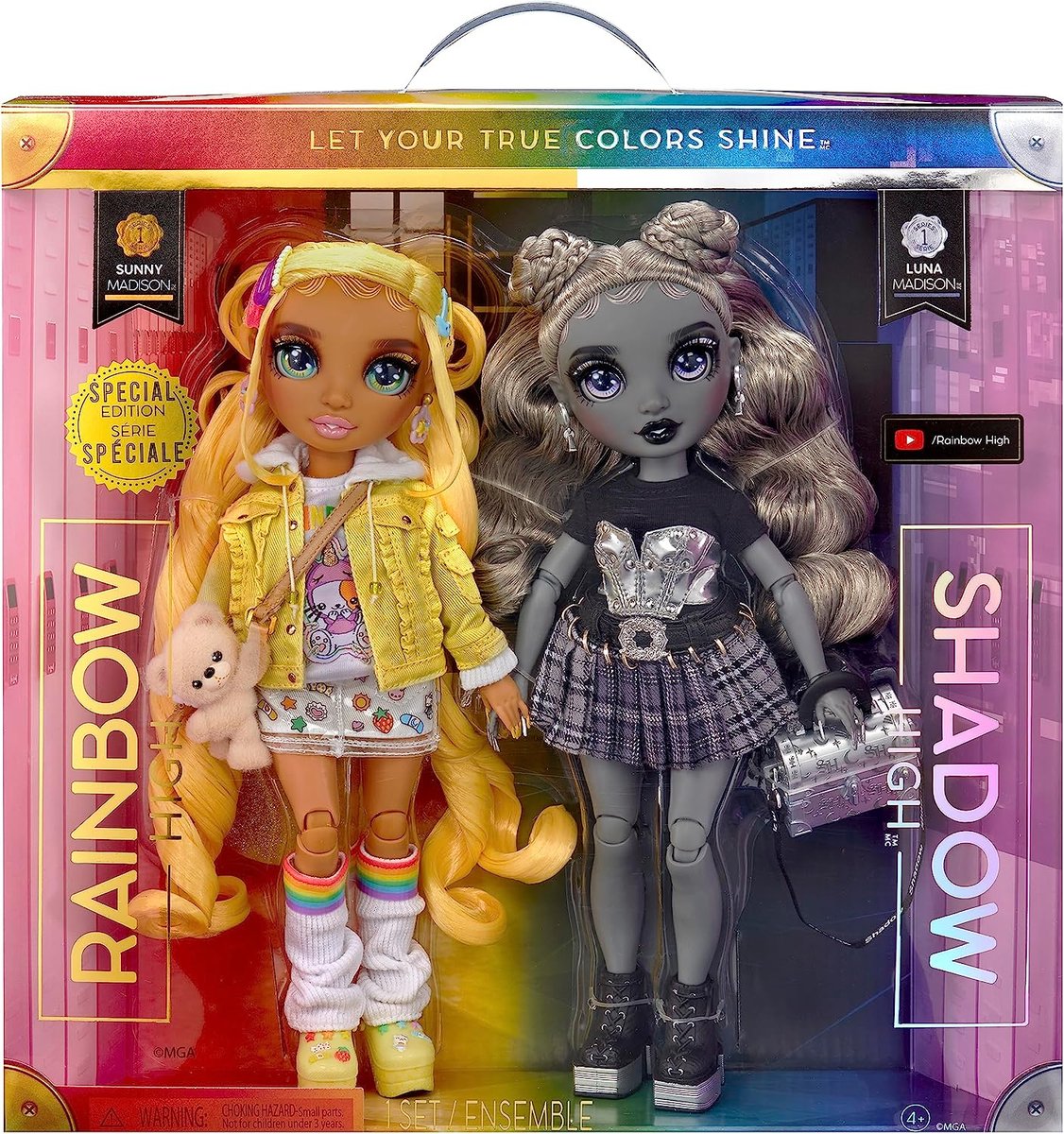 Rainbow High, siostry Madison Luna i Sunny, 2-pak - Rainbow High ...