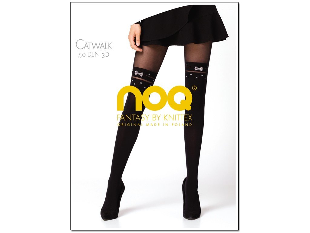 Rajstopy Damskie Jak Pończochy Z Kokardką Nero 4 - KNITTEX | Moda Sklep ...