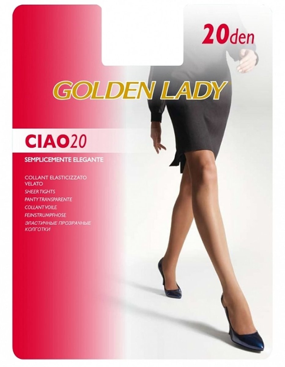 RAJSTOPY GOLDEN LADY CIAO 20 (kolor visone, rozmiar 3) - Inna marka ...