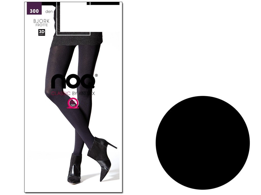 Rajstopy Grube Kryjące 300 Den Z Wewn. Frotką Nero 4 - KNITTEX | Moda ...