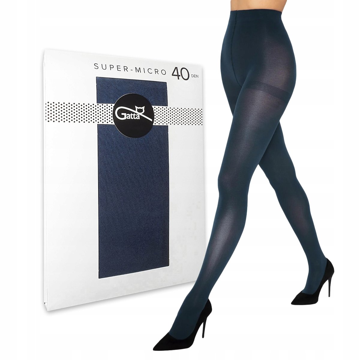 Rajstopy Prążki Gatta Super Micro 40Den - L/Xl - Gatta | Moda Sklep ...