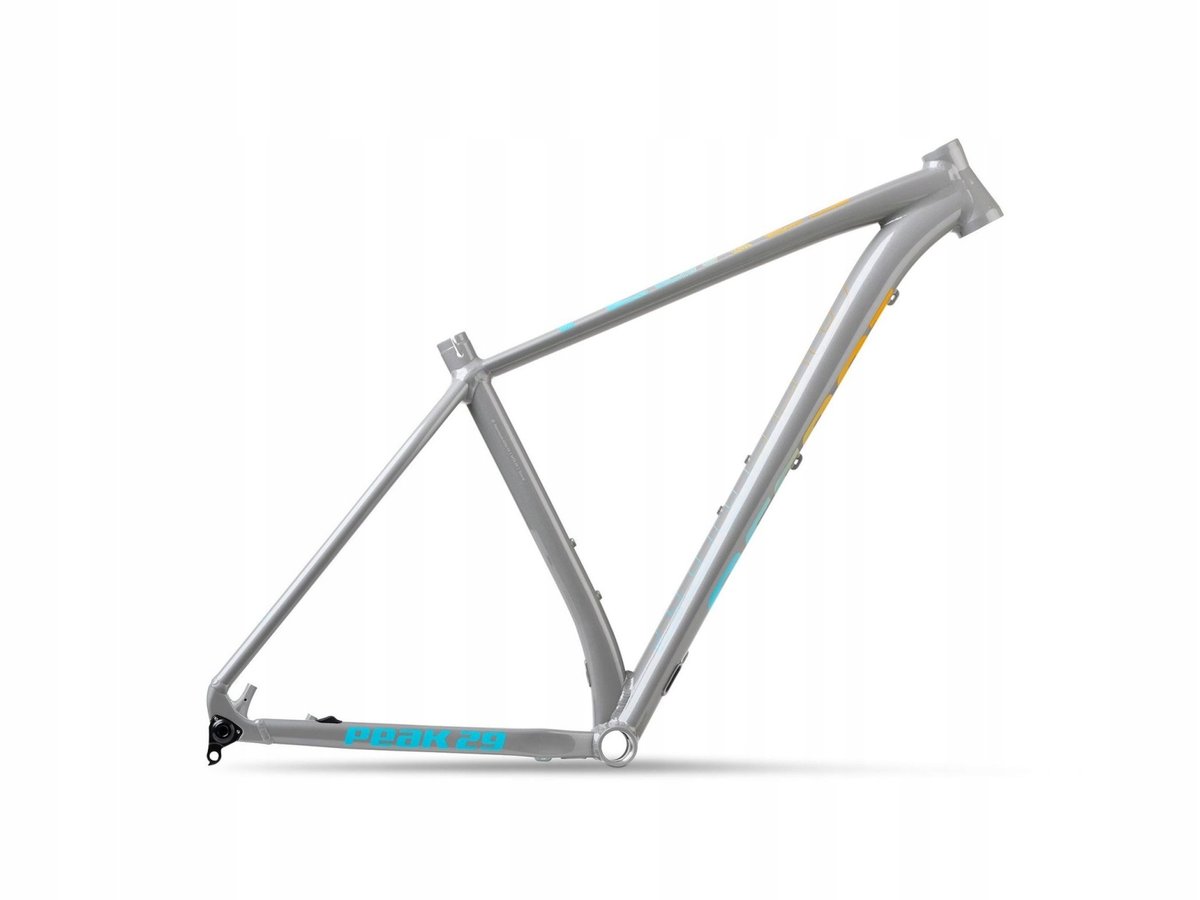 Rama MTB 29" Peak Boost v.1 M platyna-nieb-pomarańczowa Boost v.1 ...