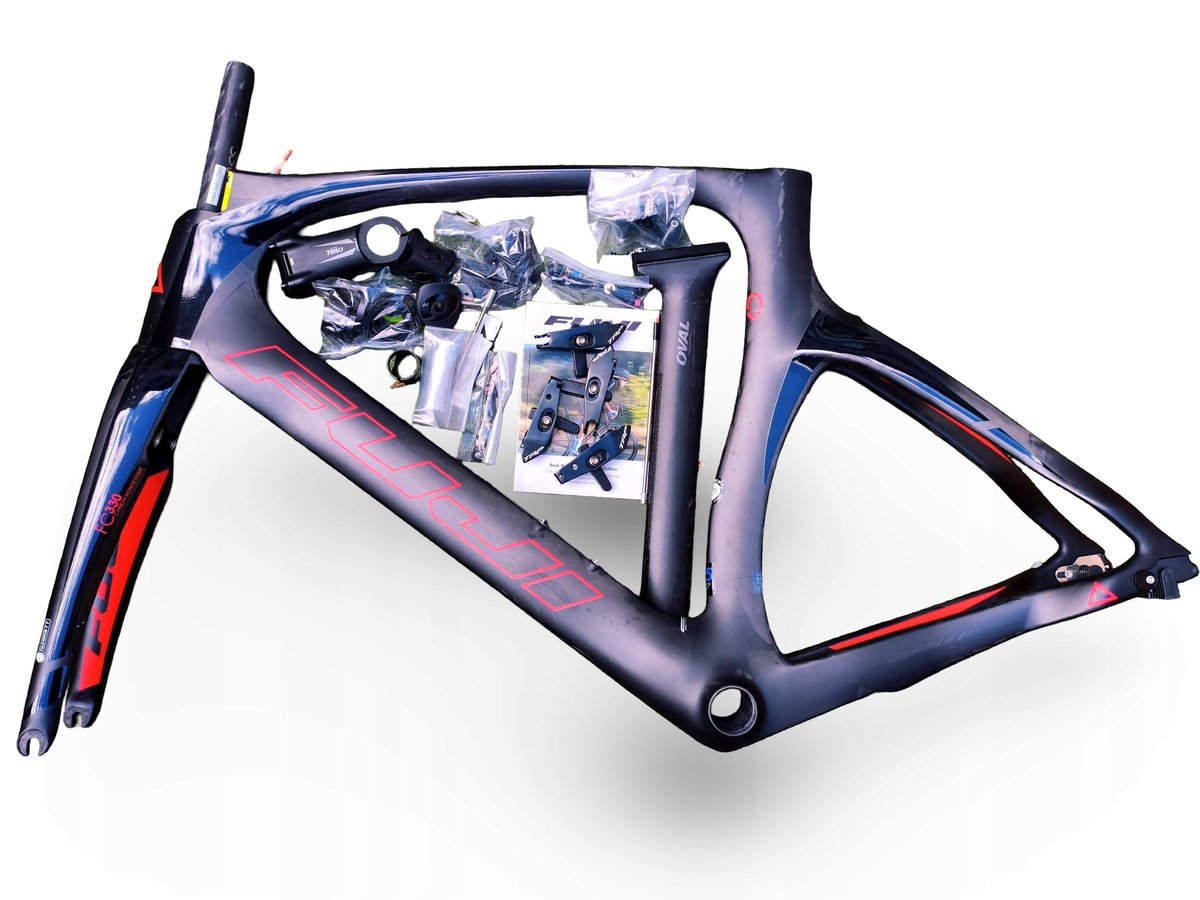 RAMA ROWEROWA AERO TT TRIATHLON FUJI NORCOM STRAIGHT 1.1 55CM KARBON ...