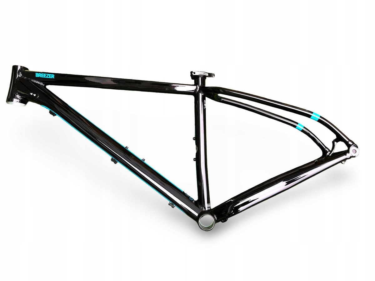RAMA ROWEROWA MTB TRAIL XC BREEZER THUNDER PRO 29 BLACK/CYAN 16" - Breezer | Sport Sklep EMPIK.COM