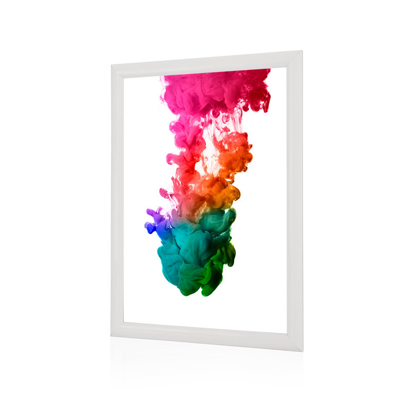 Rama zatrzaskowa Colorline - biały mat (RAL 9016) - 70 x 100 cm ...