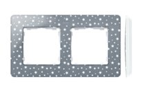 Ramka 2-krotna, Detail original-imagine, szary zimny gwiazdki ...