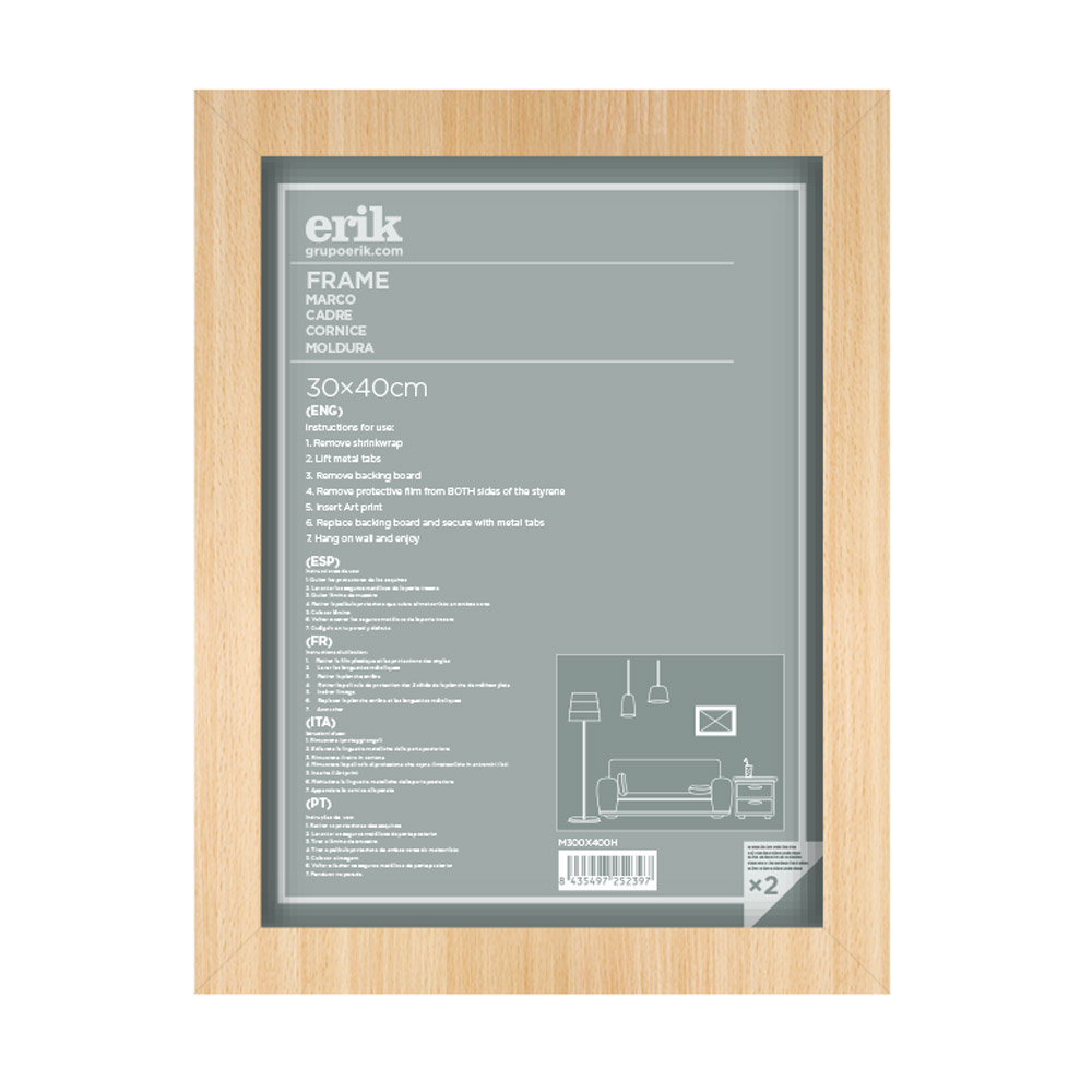 Ramka 30X40 Cm Mdf Buk - Grupo Erik | Sklep EMPIK.COM