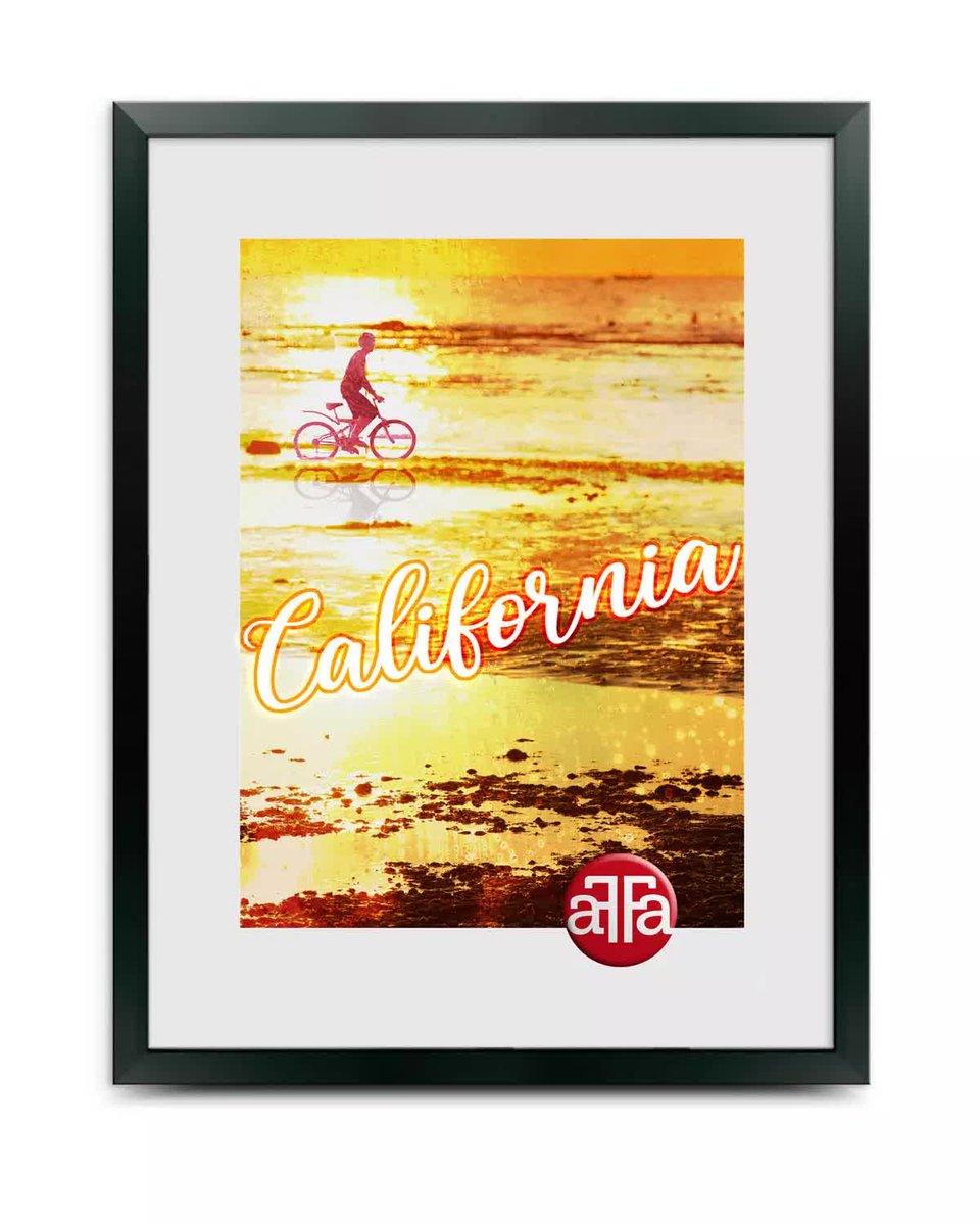 Ramka California 30x40 cm, czarna - Frames Factory | Sklep EMPIK.COM